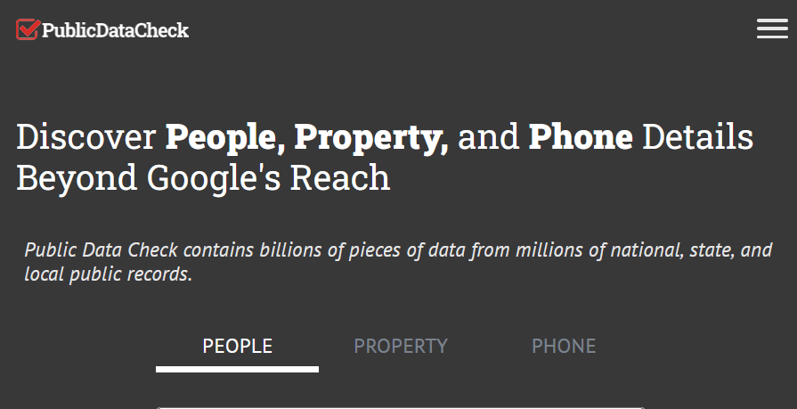 How to Opt-Out of PublicDataCheck